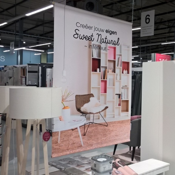 Hanging Banners | Custom Printed Hanging Banner | Retail & Exhibitions