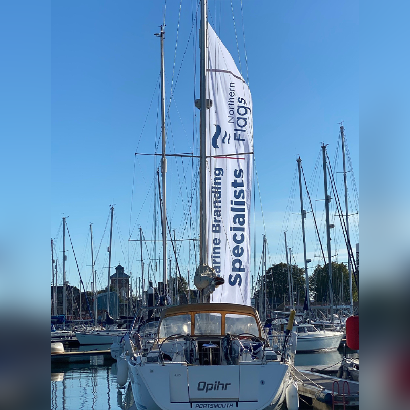 Forestay Flags | Sailboat Branding | Custom Made Forestay Banners